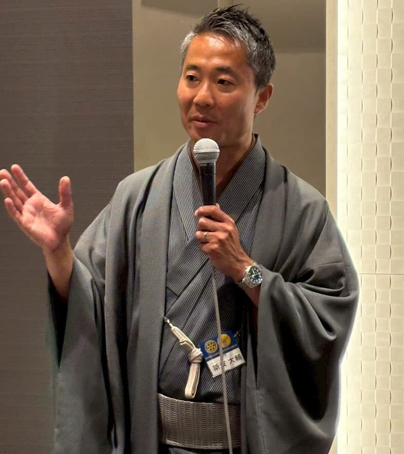第1759回例会：2026年5月14日（木）卓話：470周年を迎えた着物づくり 株式会社千總 執行役員 最高ブランド責任者 斯波 大輔 氏 ...